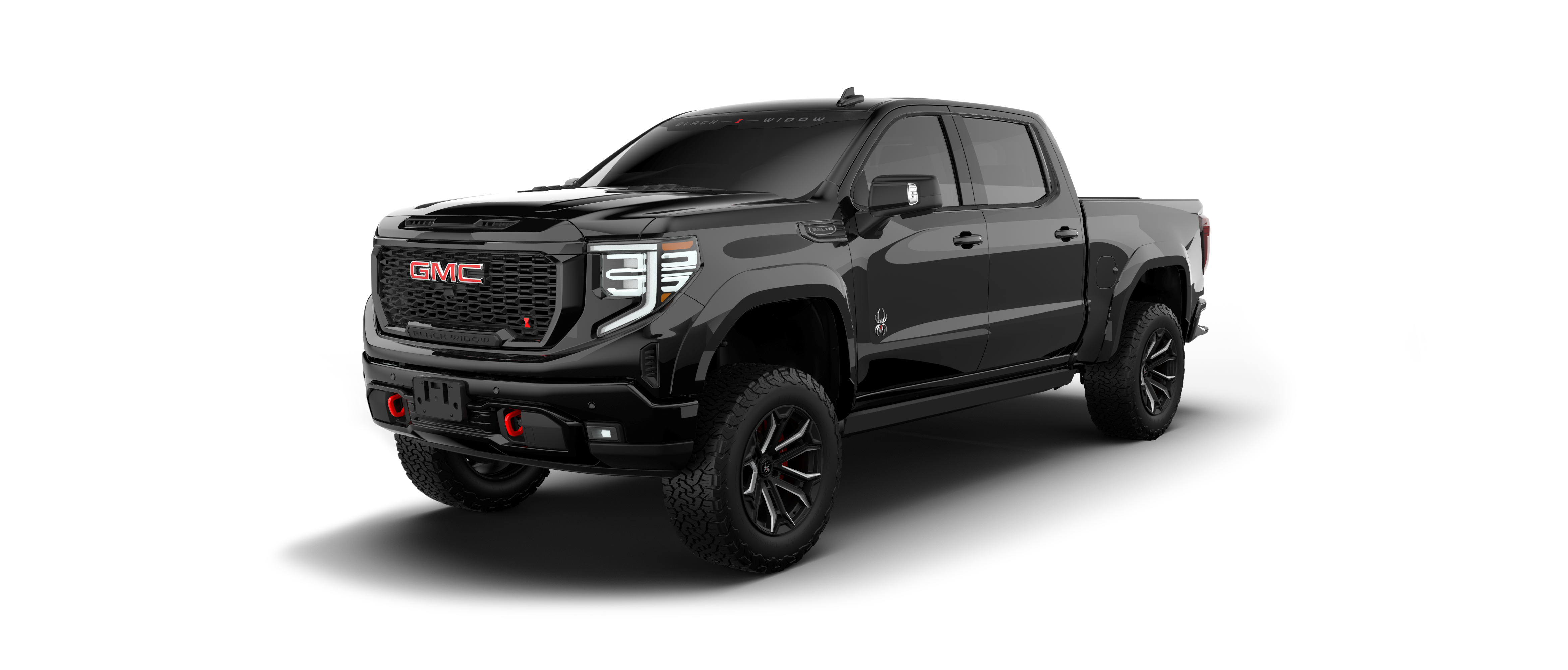 GMC Sierra 1500 Lifted Black Widow – Fox Factory Vehicles